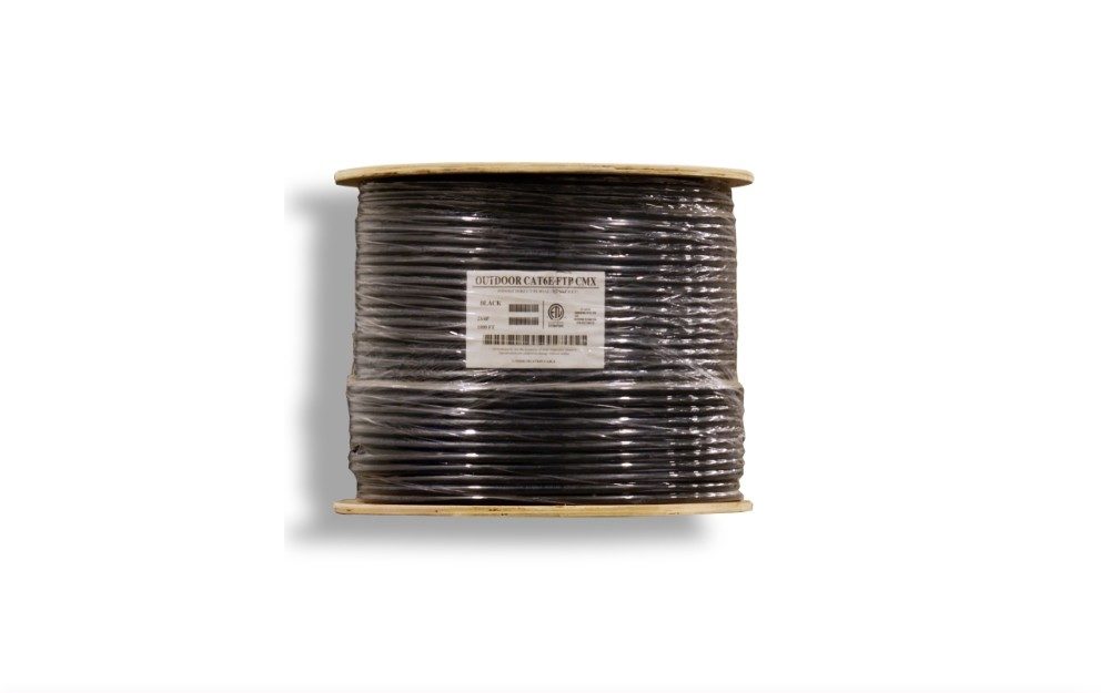 Black Cat. 6E Shielded Solid Direct Burial Outdoor Bulk Cable – Denco ...